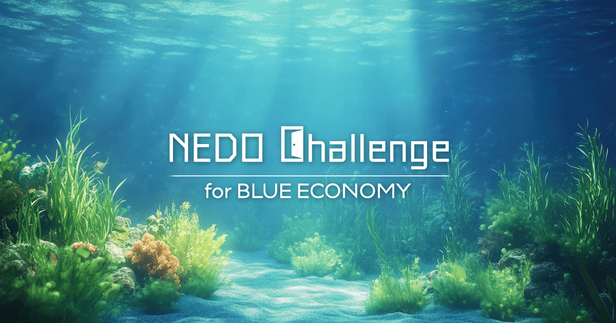 NEDO Challenge, for BLUE ECONOMY